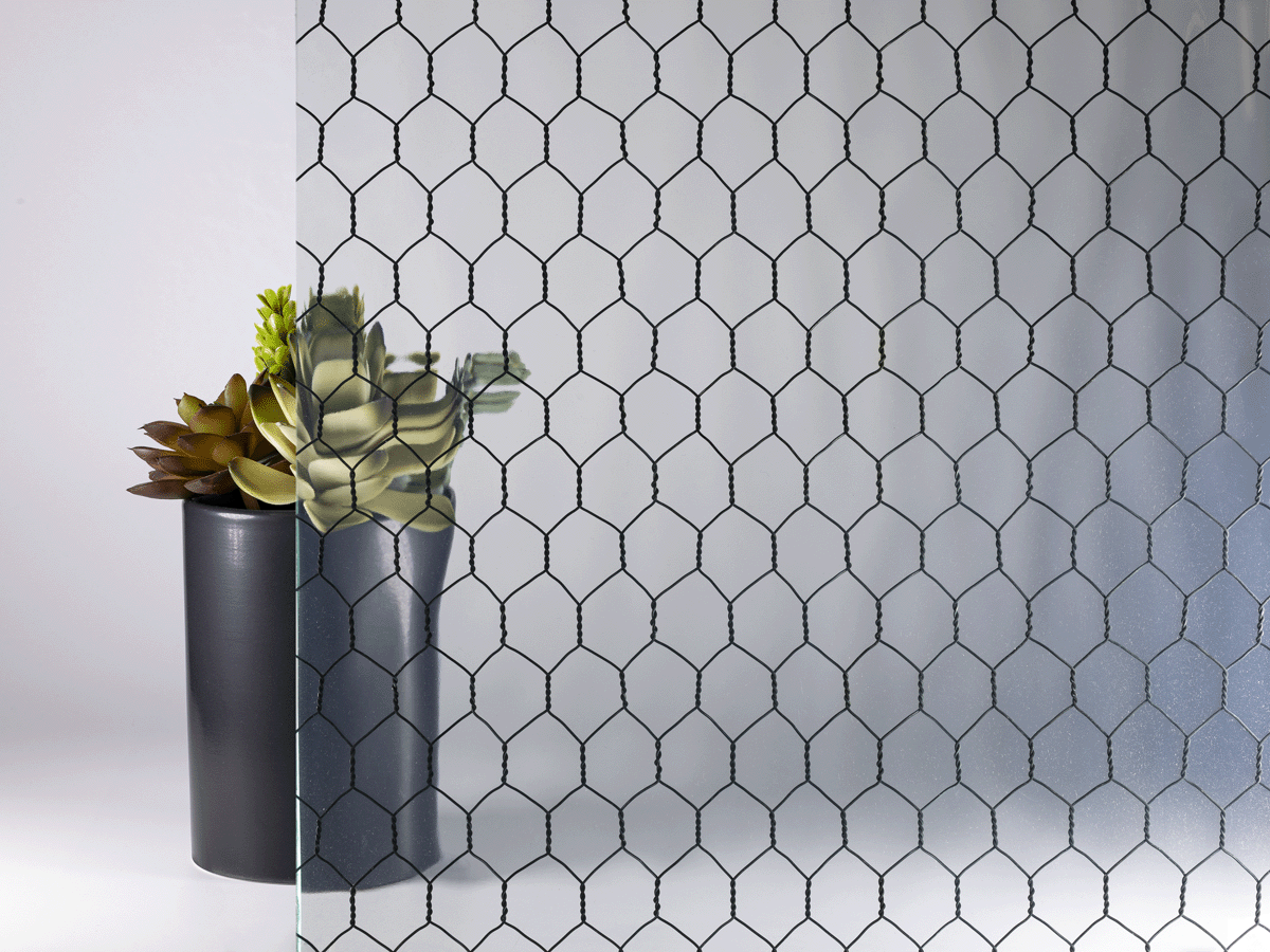 Flemish Laminated to Clear Glass with Chickenwire – Hollander Specialty ...